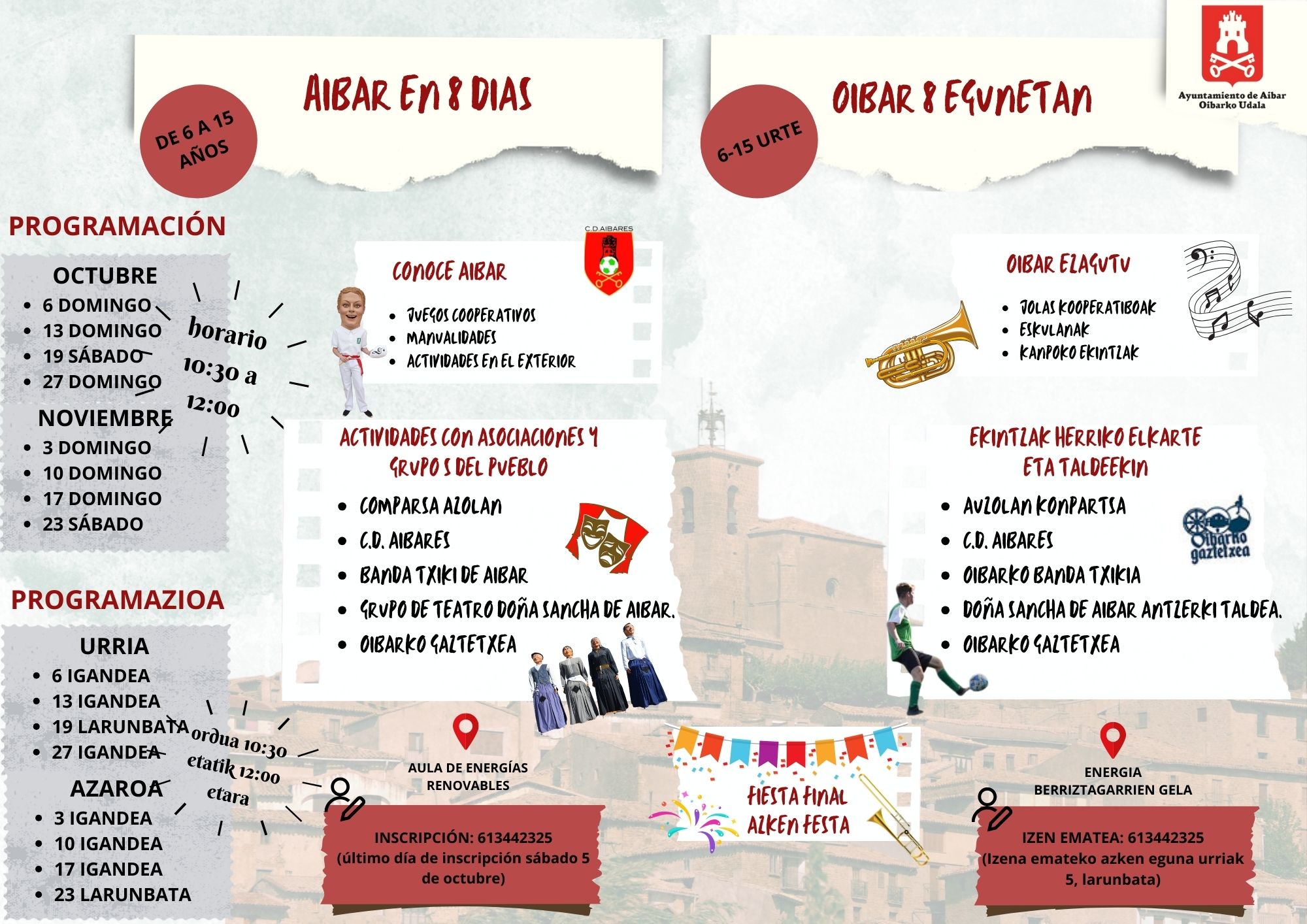 PROYECTO "OIBARKO IRATXOAK" Y PRIMERAS ACTIVIDADES - Ayuntamiento de ...